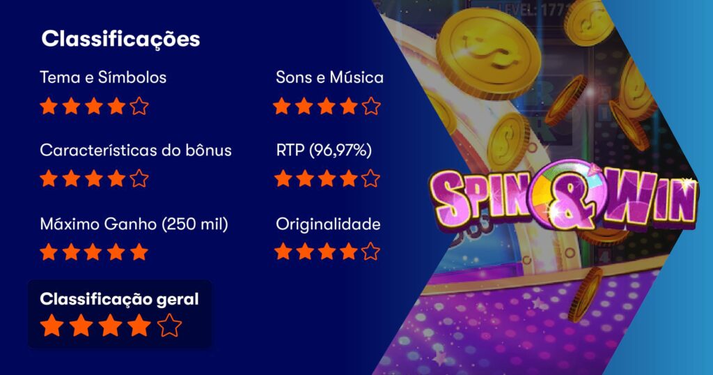 Spin and Win Slot Review: Análise, Como Jogar, Pagamentos e Mais